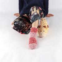 China Wholesale new fashion trend women winter socks patchwork color warm soft skin-friendly non-slip Casual designer socks for sale