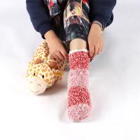 China Wholesale new fashion trend women winter socks patchwork color warm soft skin-friendly non-slip Casual designer socks for sale