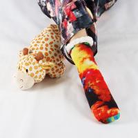 China Women's Winter Super Soft Warm Cozy Fuzzy faux fur lined socks Christmas Gift tie-dye Slipper Socks With Grippers for sale