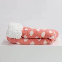 China new arrival Women Winter Soft Knit comfortable fluffy fur socks Warm designer socks non-slip dot pattern fashion Socks for sale