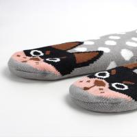 China Women Cheap Animal Knitted Winter Home Indoor Slipper Socks With Plush Sherpa Lining In Stock Ladies warm socks for sale