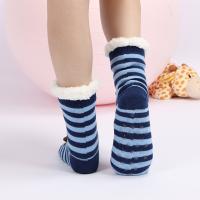 China cute Cartoon Thick warm fleece Mid-calf Length Women Knitted Socks Winter Comfortable Soft Room Shoe Socks slipper socks for sale