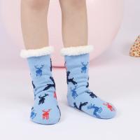 China Wholesale Winter Thick Warm Christmas Sleep Socks For Women Adult cute Deer Pattern Home Floor Socks for sale