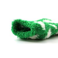 China kids baby keep warm socks green winter socks knit home slipper socks for sale