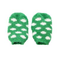 China kids baby keep warm socks green winter socks knit home slipper socks for sale