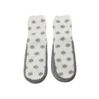 China stripe and love slipper socks with rubber sole for women slipper socks with rubber sole fashionable knitted floor socks for sale