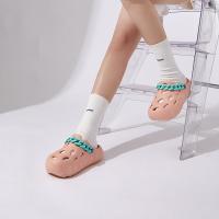 China Summer Hole Shoes EVA Candy color cute chain decorate Hollow slippers Cute Non-Slip Breathable women Sandals for sale