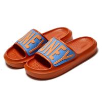 China New Summer Unisex Slide colorful letters vamp Men indoor slippers home ladies Shoes Couple Hot sale Women Flat Sandals for sale