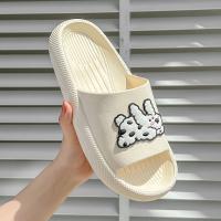 China Cute Cartoon slippers women indoor and outdoor fashion Men sandals couple Dalmatians summer home cheap ladies shoes for sale