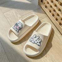 China Cute Cartoon slippers women indoor and outdoor fashion Men sandals couple Dalmatians summer home cheap ladies shoes for sale