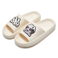 China Cute Cartoon slippers women indoor and outdoor fashion Men sandals couple Dalmatians summer home cheap ladies shoes for sale