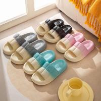 China Wholesale EVA sandals summer new product men home couple indoor color matching women slippers slides 2022 ladies shoes for sale