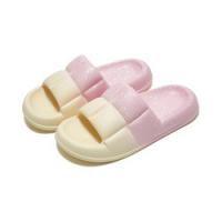 China Wholesale EVA sandals summer new product men home couple indoor color matching women slippers slides 2022 ladies shoes for sale