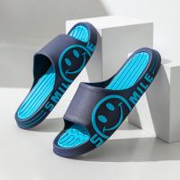 China 2022 hot sale new fashion cute flat sandals for Men summer home bathroom couple smiley indoor women slippers for sale