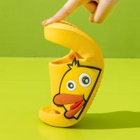 China Cartoon sandals women cute summer home indoor shoes couple non-slip household small yellow duck slippers wholesale slides for sale