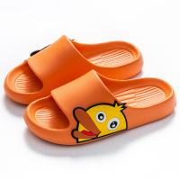 China Cartoon sandals women cute summer home indoor shoes couple non-slip household small yellow duck slippers wholesale slides for sale