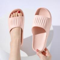 China New design Women summer slippers fashion simple home non-slip indoor shoes couple soft lightweight men Other sandals for sale