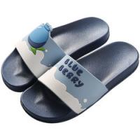 China Hot sale New women slippers summer home shoes bath non-slip cute cartoon couple fruit indoor summer flat sandals for sale
