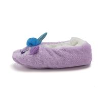 China wholesale New products hot style unicorn indoor home slippers purple cartoon unicorn slippers Farley velvet slippers for sale