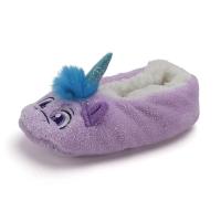 China wholesale New products hot style unicorn indoor home slippers purple cartoon unicorn slippers Farley velvet slippers for sale