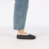 China Winter Warm denim Fluffy cotton velvet Cozy Fuzzy Lined Non Slip House indoor Slipper Socks With Grippers For Women for sale
