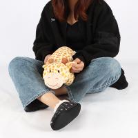 China Winter Warm denim Fluffy cotton velvet Cozy Fuzzy Lined Non Slip House indoor Slipper Socks With Grippers For Women for sale