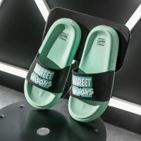 China Hot sell summer cool sandals thick-soled comfortable and fashionable home indoor trendy couple slippers for sale