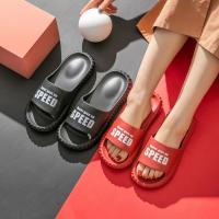 China Best selling new style custom couple sandals summer household soft-soled non-slip wear-resistant bath slippers for sale