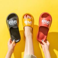 China Best selling new style custom couple sandals summer household soft-soled non-slip wear-resistant bath slippers for sale