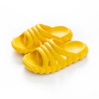 China Wholesale 2021 summer solid color couple sandals household simple cool non-slip thick-soled bathroom slippers for sale