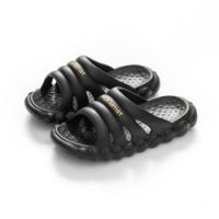 China Wholesale 2021 summer solid color couple sandals household simple cool non-slip thick-soled bathroom slippers for sale