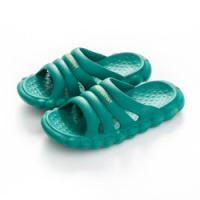 China Wholesale 2021 summer solid color couple sandals household simple cool non-slip thick-soled bathroom slippers for sale