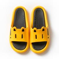 China New uppers hollow couple sandals indoor non-slip two-color bottom slippers summer fashion casual slipper dog sandals for sale