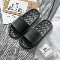 China 2021 summer solid color sandals for couples indoor bathing waterproof non-slip slippers soft and durable flip-flops for sale