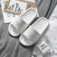 China 2021 summer solid color sandals for couples indoor bathing waterproof non-slip slippers soft and durable flip-flops for sale