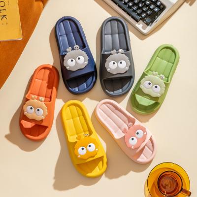 China Hot sell summer cute indoor household bathroom slippers cartoon decoration soft bottom wear-resistant couple sandals for sale