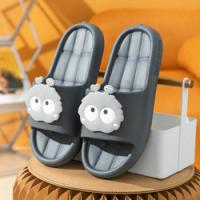 China Hot sell summer cute indoor household bathroom slippers cartoon decoration soft bottom wear-resistant couple sandals for sale