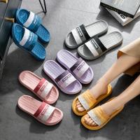 China Wholesale thick-soled slippers summer elastic soft-soled non-slip household shoes cute and comfortable couple sandals for sale