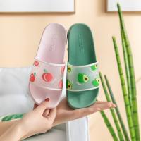 China 2021 new cute fruit pattern sandals summer ladies indoor casual slippers non-slip wear-resistant comfortable slippers for sale