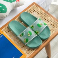 China 2021 new cute fruit pattern sandals summer ladies indoor casual slippers non-slip wear-resistant comfortable slippers for sale