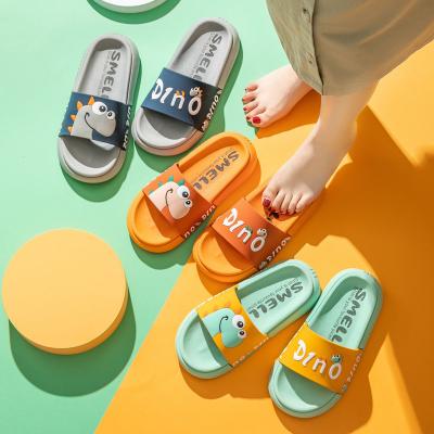 China Wholesale summer custom cartoon sandals new couple fashion home thick-soled non-slip bathroom slippers for sale