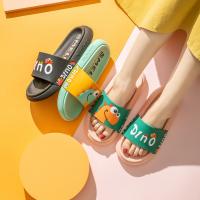 China Wholesale summer custom cartoon sandals new couple fashion home thick-soled non-slip bathroom slippers for sale