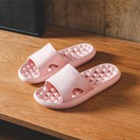 China 2021 summer new unisex solid color bathroom slippers indoor non-slip home hollow leaking quick-drying sandals hole shoes for sale
