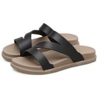 China Flat sandals women summer fashion Korean version outside wear non-slip solid color slippers wholesale for sale