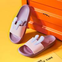 China New design fashion trend Sandals cartoon cute rabbit ears ladies soft breathable slippers summer in stock for sale