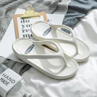 China 2021 New ladies flip flops summer home indoor non-slip wear-resistant fashion thickened soft bottom slippers for sale