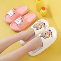 China Slippers hot sale women summer bathroom bath lightweight home couple new soft sole non-slip sandals for men for sale