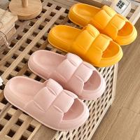 China Wholesale high quality slippers indoor home summer ladies soft bottom EVA material non-slip bathroom sandals for sale