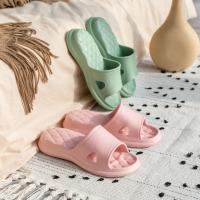 China Summer indoor couple slippers bathroom waterproof non-slip sandals simple and comfortable thick-soled slippers for sale