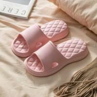 China Summer indoor couple slippers bathroom waterproof non-slip sandals simple and comfortable thick-soled slippers for sale